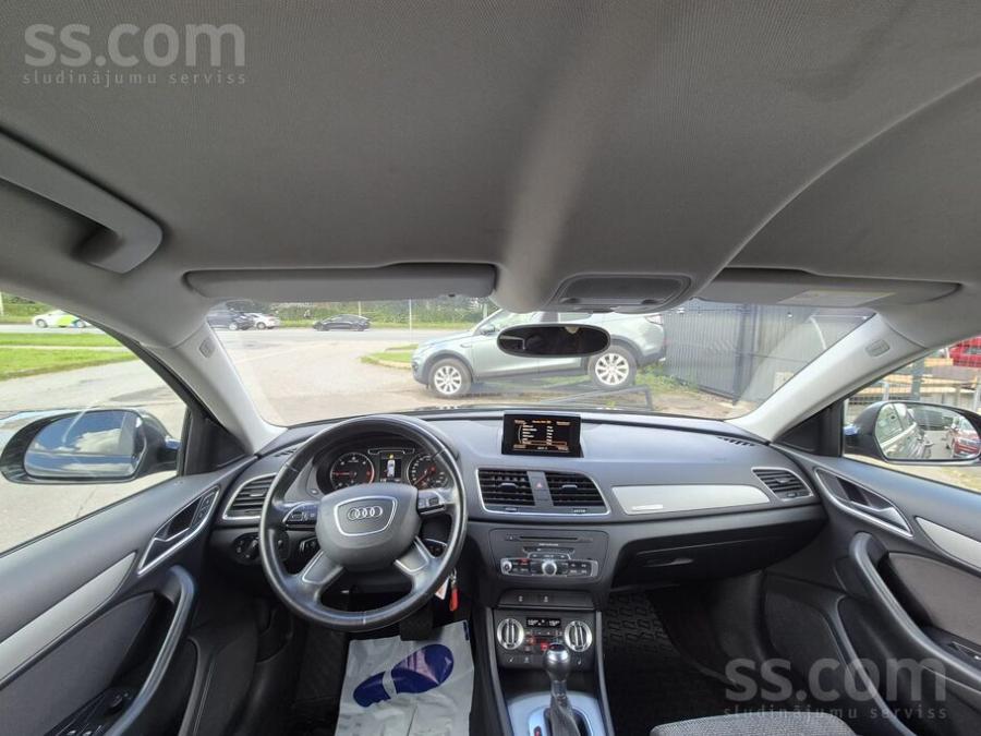 Black Audi Q3 2013 in Riga, with an engine capacity of 2.00 L and mileage of 313 thousand km for 8990 €, photo 11 on AUTOMOTO.COM.LV