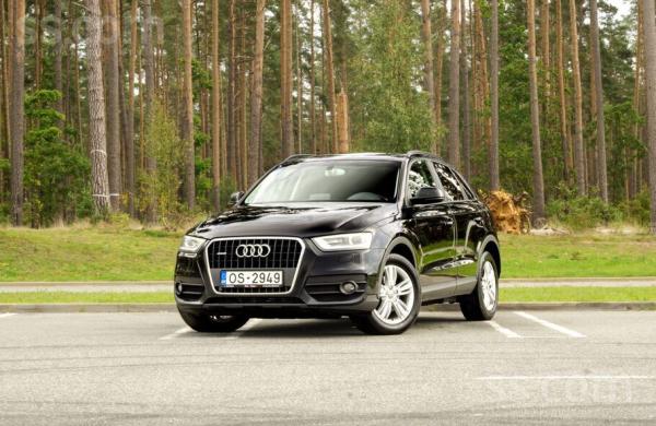 Melns Audi Q3 2013 Rīga, ar dzinēja tilpumu 2.00 L un nobraukumu 313 tūkst. km par 8990 €, foto 1 vietnē AUTOMOTO.COM.LV