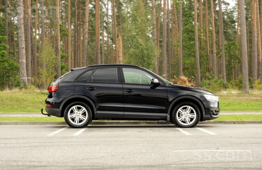 Black Audi Q3 2013 in Riga, with an engine capacity of 2.00 L and mileage of 313 thousand km for 8990 €, photo 9 on AUTOMOTO.COM.LV