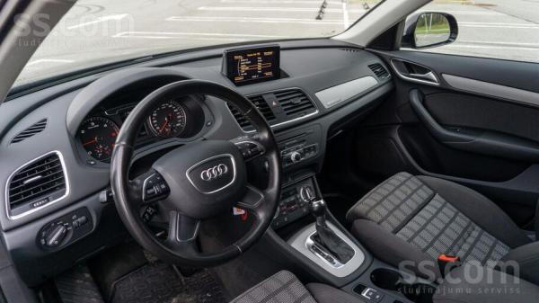 Melns Audi Q3 2013 Rīga, ar dzinēja tilpumu 2.00 L un nobraukumu 313 tūkst. km par 8990 €, foto 10 vietnē AUTOMOTO.COM.LV