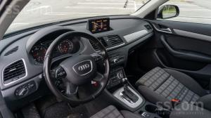 Black Audi Q3 2013 in Riga, with an engine capacity of 2.00 L and mileage of 313 thousand km for 8990 €, photo 10 on AUTOMOTO.COM.LV