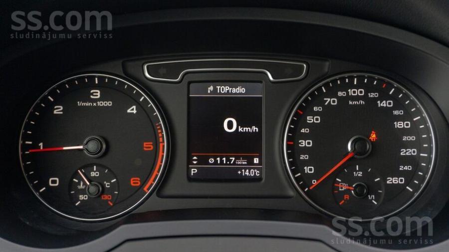 Black Audi Q3 2013 in Riga, with an engine capacity of 2.00 L and mileage of 313 thousand km for 8990 €, photo 24 on AUTOMOTO.COM.LV