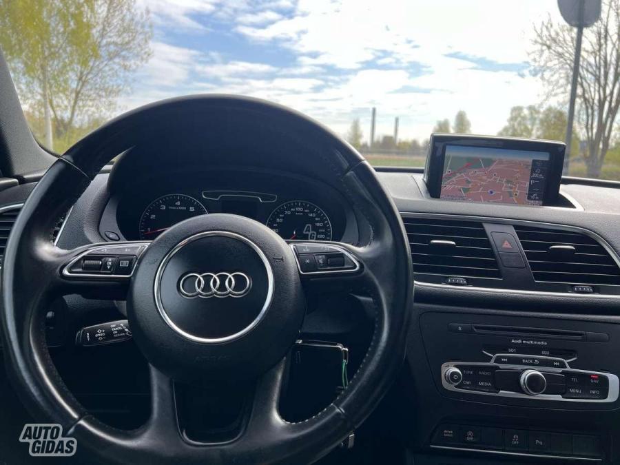 Melns Audi Q3 2013 Kauņa, ar dzinēja tilpumu 2.00 L un nobraukumu 235 tūkst. km par 9600 €, foto 16 vietnē AUTOMOTO.COM.LV