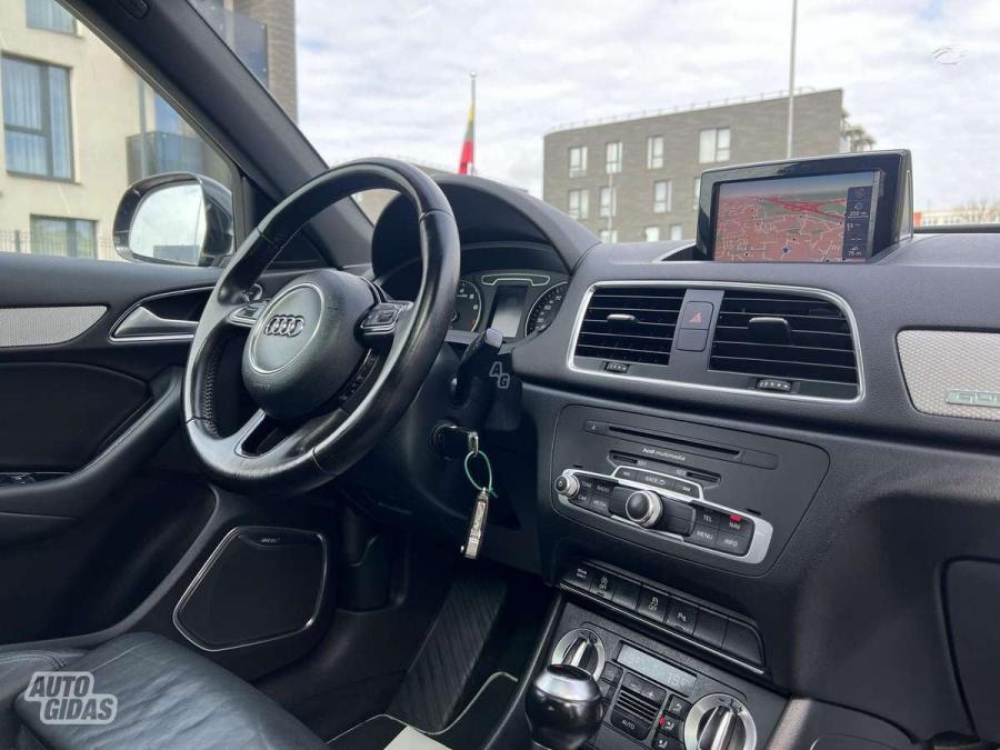Melns Audi Q3 2013 Kauņa, ar dzinēja tilpumu 2.00 L un nobraukumu 235 tūkst. km par 9600 €, foto 25 vietnē AUTOMOTO.COM.LV