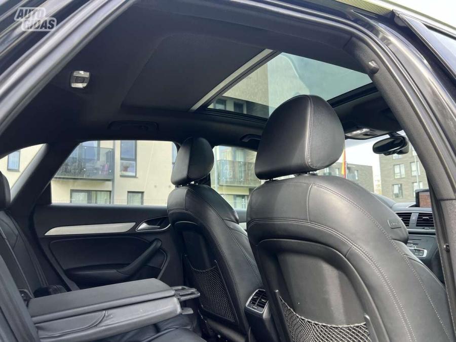 Melns Audi Q3 2013 Kauņa, ar dzinēja tilpumu 2.00 L un nobraukumu 235 tūkst. km par 9600 €, foto 30 vietnē AUTOMOTO.COM.LV