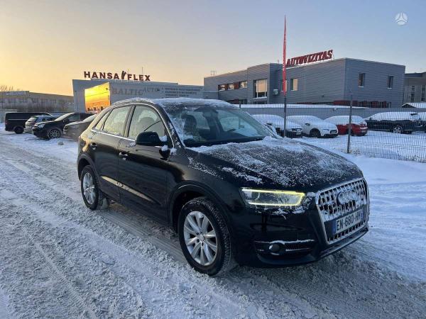 Melns Audi Q3 2014 Panevēža, ar dzinēja tilpumu 1.97 L un nobraukumu 274 tūkst. km par 9900 €, foto 1 vietnē AUTOMOTO.COM.LV