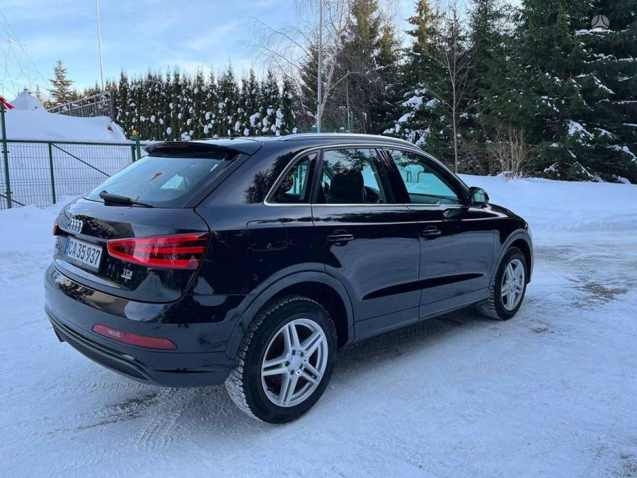 Black Audi Q3 2014 in Telschi, with an engine capacity of 2.00 L and mileage of 164 thousand km for 12000 €, photo 5 on AUTOMOTO.COM.LV