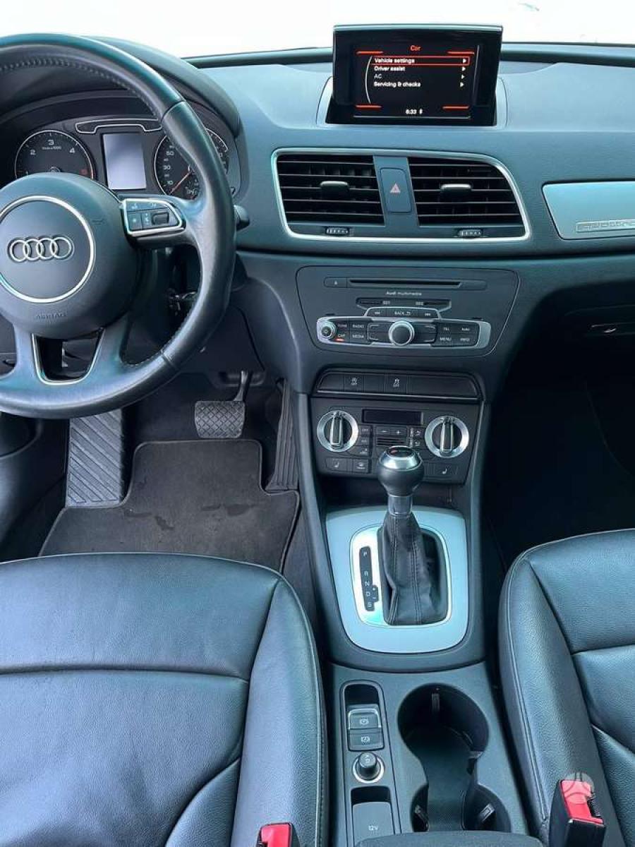 Black Audi Q3 2014 in Telschi, with an engine capacity of 2.00 L and mileage of 164 thousand km for 12000 €, photo 11 on AUTOMOTO.COM.LV