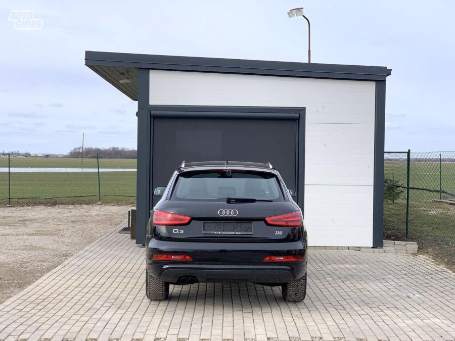 Black Audi Q3 2014 in Kaunas, with an engine capacity of 2.00 L and mileage of 273 thousand km for 11999 €, photo 7 on AUTOMOTO.COM.LV