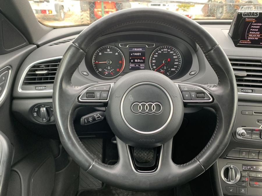 Black Audi Q3 2014 in Kaunas, with an engine capacity of 2.00 L and mileage of 273 thousand km for 11999 €, photo 18 on AUTOMOTO.COM.LV