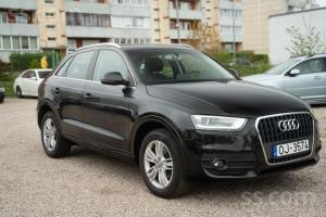 Melns Audi Q3 2014 Liepāja, ar dzinēja tilpumu 1.40 L un nobraukumu 244 tūkst. km par 11500 €, foto  vietnē AUTOMOTO.COM.LV