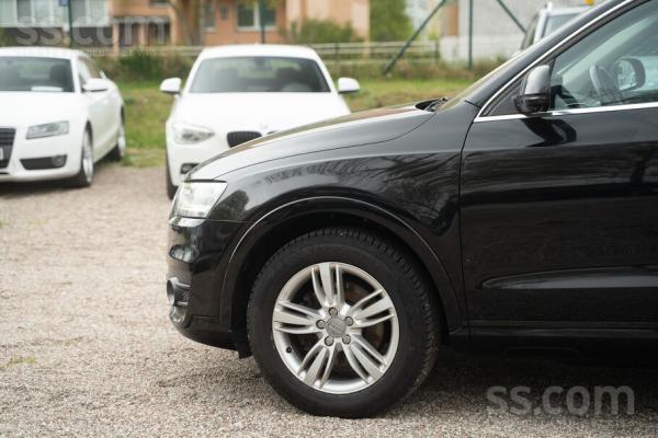 Black Audi Q3 2014 in Liepaja, with an engine capacity of 1.40 L and mileage of 244 thousand km for 11500 €, photo 9 on AUTOMOTO.COM.LV