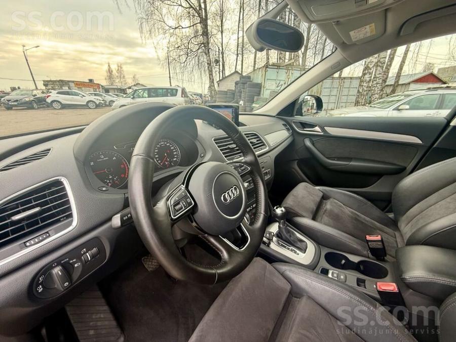 Black Audi Q3 2014 in Riga, with an engine capacity of 2.00 L and mileage of 0 thousand km for 9990 €, photo 14 on AUTOMOTO.COM.LV