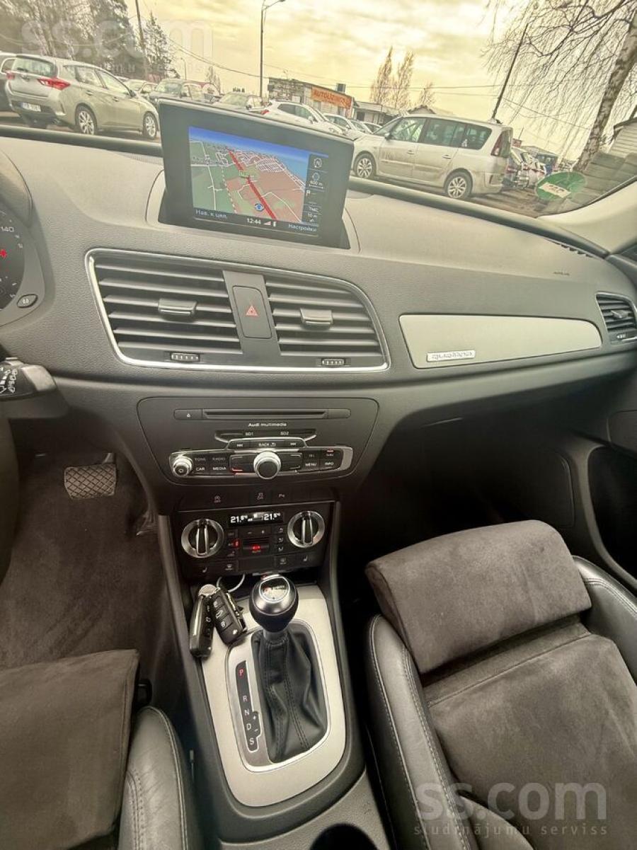 Black Audi Q3 2014 in Riga, with an engine capacity of 2.00 L and mileage of 0 thousand km for 9990 €, photo 16 on AUTOMOTO.COM.LV