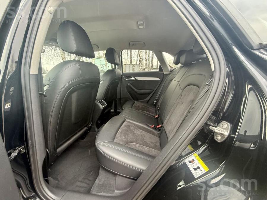 Black Audi Q3 2014 in Riga, with an engine capacity of 2.00 L and mileage of 0 thousand km for 9990 €, photo 20 on AUTOMOTO.COM.LV