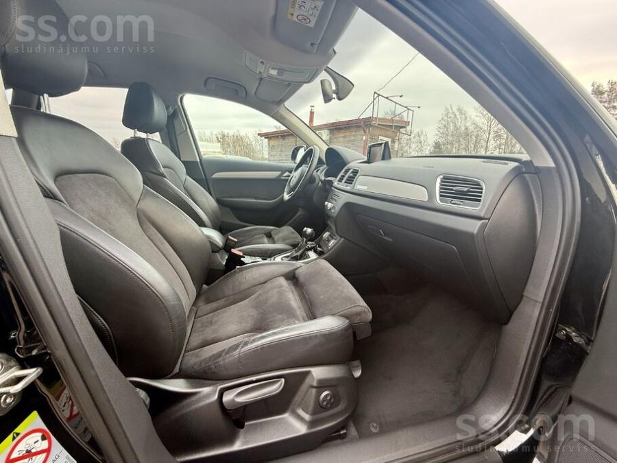 Black Audi Q3 2014 in Riga, with an engine capacity of 2.00 L and mileage of 0 thousand km for 9990 €, photo 25 on AUTOMOTO.COM.LV