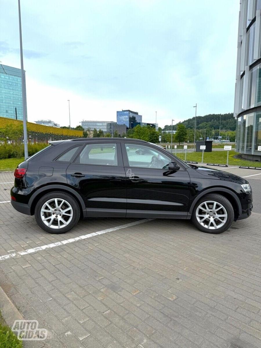Black Audi Q3 2014 in Vilnius, with an engine capacity of 2.00 L and mileage of 232 thousand km for 12500 €, photo 3 on AUTOMOTO.COM.LV