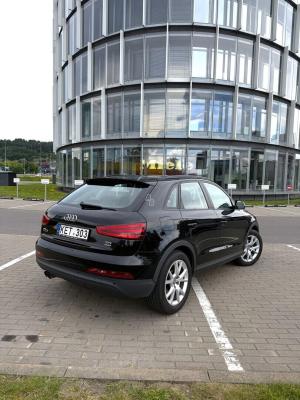 Black Audi Q3 2014 in Vilnius, with an engine capacity of 2.00 L and mileage of 232 thousand km for 12500 €, photo 4 on AUTOMOTO.COM.LV