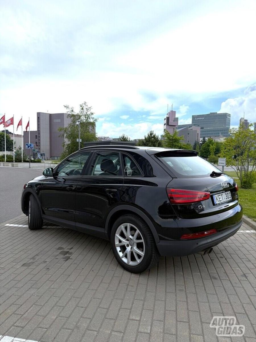 Black Audi Q3 2014 in Vilnius, with an engine capacity of 2.00 L and mileage of 232 thousand km for 12500 €, photo 6 on AUTOMOTO.COM.LV