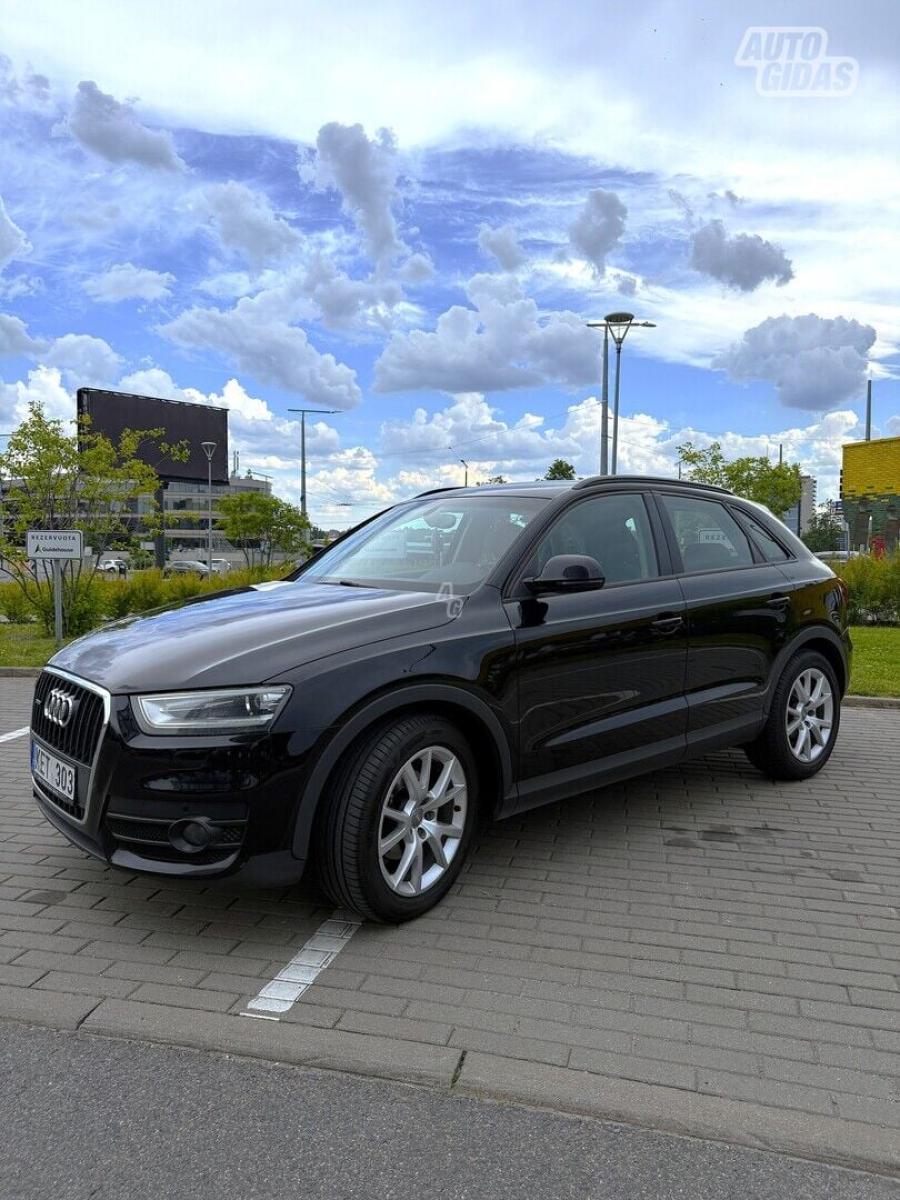 Black Audi Q3 2014 in Vilnius, with an engine capacity of 2.00 L and mileage of 232 thousand km for 12500 €, photo 8 on AUTOMOTO.COM.LV
