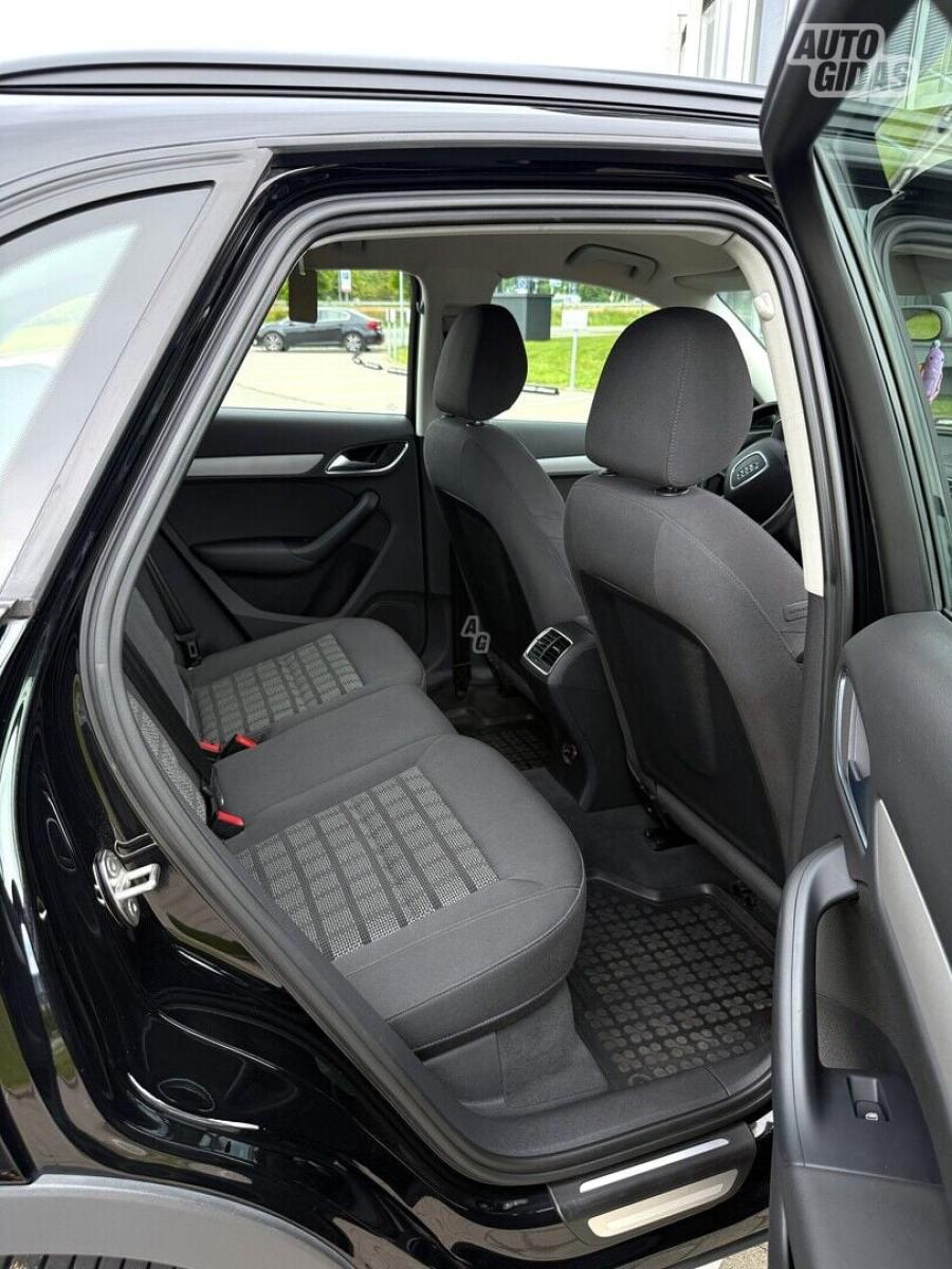 Black Audi Q3 2014 in Vilnius, with an engine capacity of 2.00 L and mileage of 232 thousand km for 12500 €, photo 13 on AUTOMOTO.COM.LV