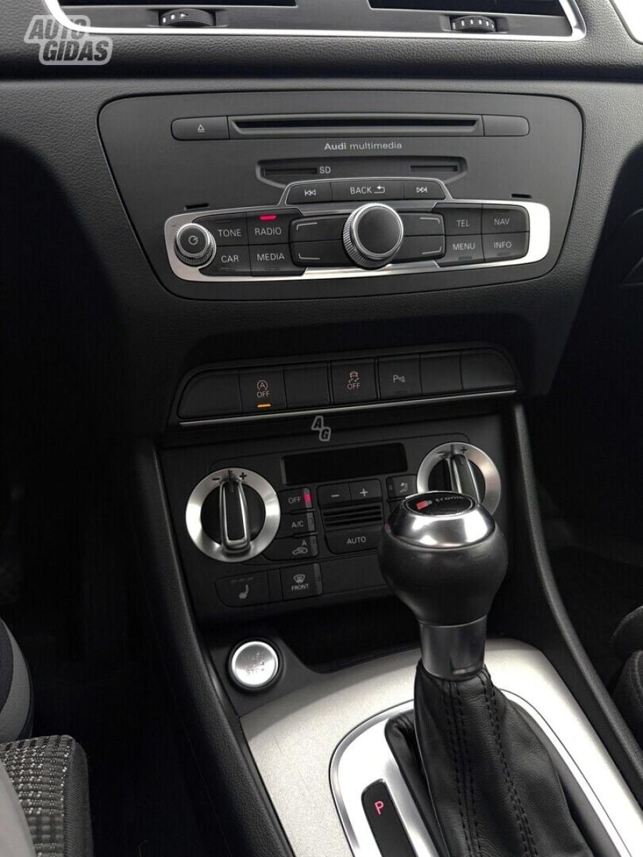 Black Audi Q3 2014 in Vilnius, with an engine capacity of 2.00 L and mileage of 232 thousand km for 12500 €, photo 18 on AUTOMOTO.COM.LV