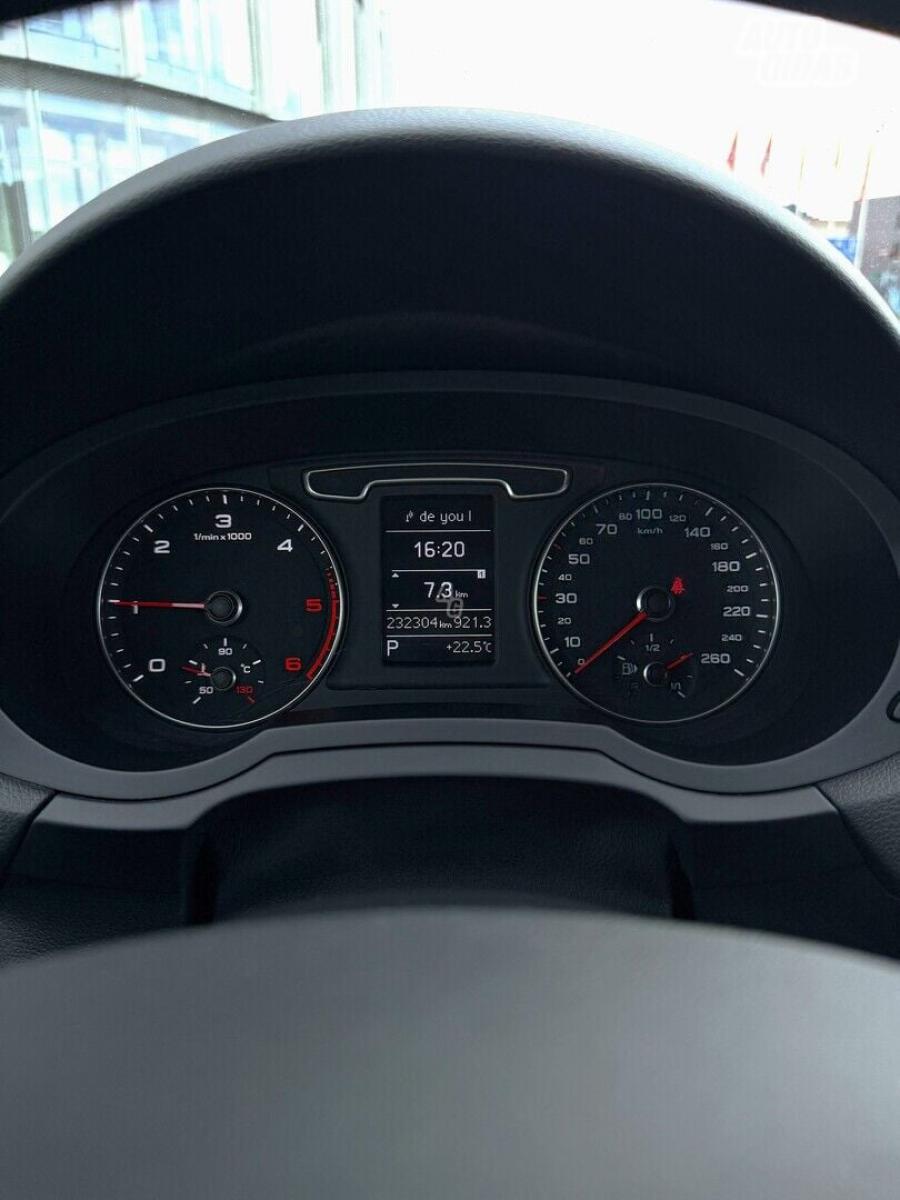 Black Audi Q3 2014 in Vilnius, with an engine capacity of 2.00 L and mileage of 232 thousand km for 12500 €, photo 22 on AUTOMOTO.COM.LV