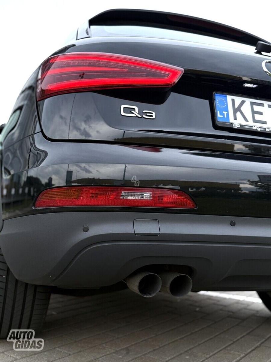 Black Audi Q3 2014 in Vilnius, with an engine capacity of 2.00 L and mileage of 232 thousand km for 12500 €, photo 34 on AUTOMOTO.COM.LV