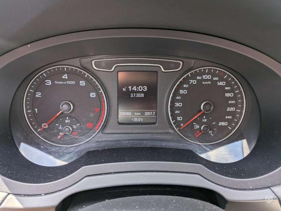 Черный Ауди Ку3 2014 в Вильнюс, объемом двигателя 1.40 л и пробегом 100 тыс. км за 6600 €, фото 14 на AUTOMOTO.COM.LV