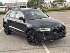 Melns Audi Q3 2014 Ukmergė, ar dzinēja tilpumu 1.98 L un nobraukumu 227 tūkst. km par 9500 €, foto  vietnē AUTOMOTO.COM.LV