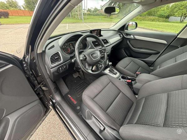 Black Audi Q3 2014 in Ukmerge, with an engine capacity of 1.98 L and mileage of 227 thousand km for 9500 €, photo 9 on AUTOMOTO.COM.LV