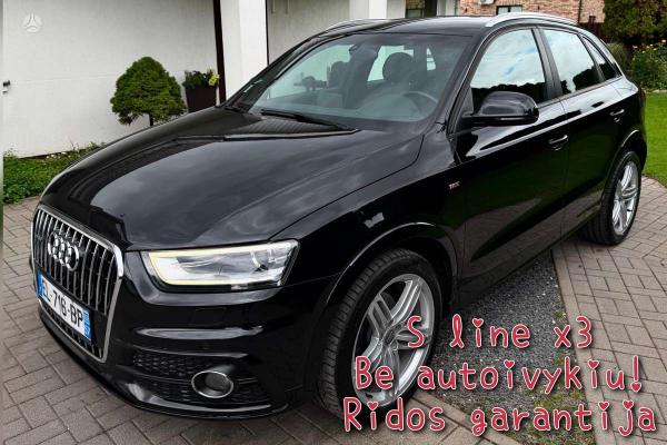 Black Audi Q3 2014 in Kaunas, with an engine capacity of 2.00 L and mileage of 240 thousand km for 13450 €, photo 1 on AUTOMOTO.COM.LV