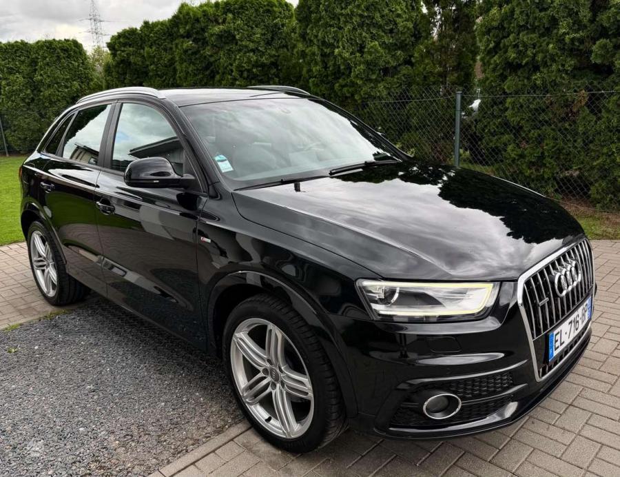 Melns Audi Q3 2014 Kauņa, ar dzinēja tilpumu 2.00 L un nobraukumu 240 tūkst. km par 13450 €, foto 16 vietnē AUTOMOTO.COM.LV