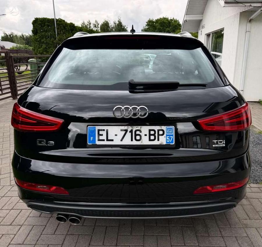 Melns Audi Q3 2014 Kauņa, ar dzinēja tilpumu 2.00 L un nobraukumu 240 tūkst. km par 13450 €, foto 18 vietnē AUTOMOTO.COM.LV
