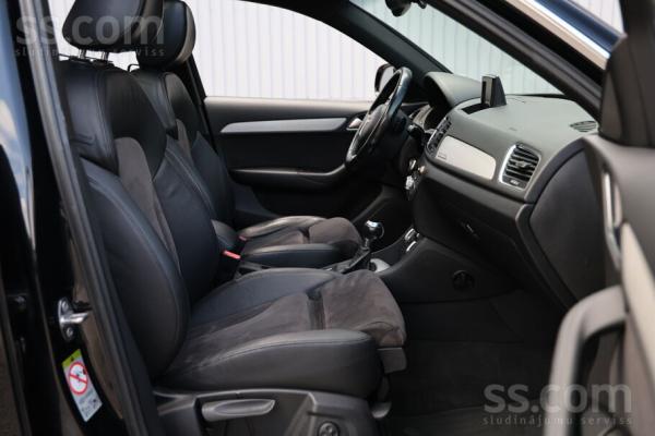 Black Audi Q3 2014 in Tukums, with an engine capacity of 2.00 L and mileage of 255 thousand km for 12000 €, photo 6 on AUTOMOTO.COM.LV