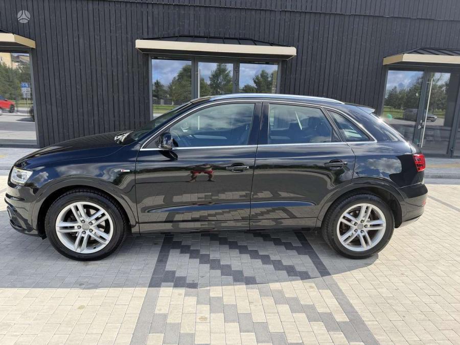 Black Audi Q3 2014 in Siauliai, with an engine capacity of 1.97 L and mileage of 289 thousand km for 10399 €, photo 11 on AUTOMOTO.COM.LV