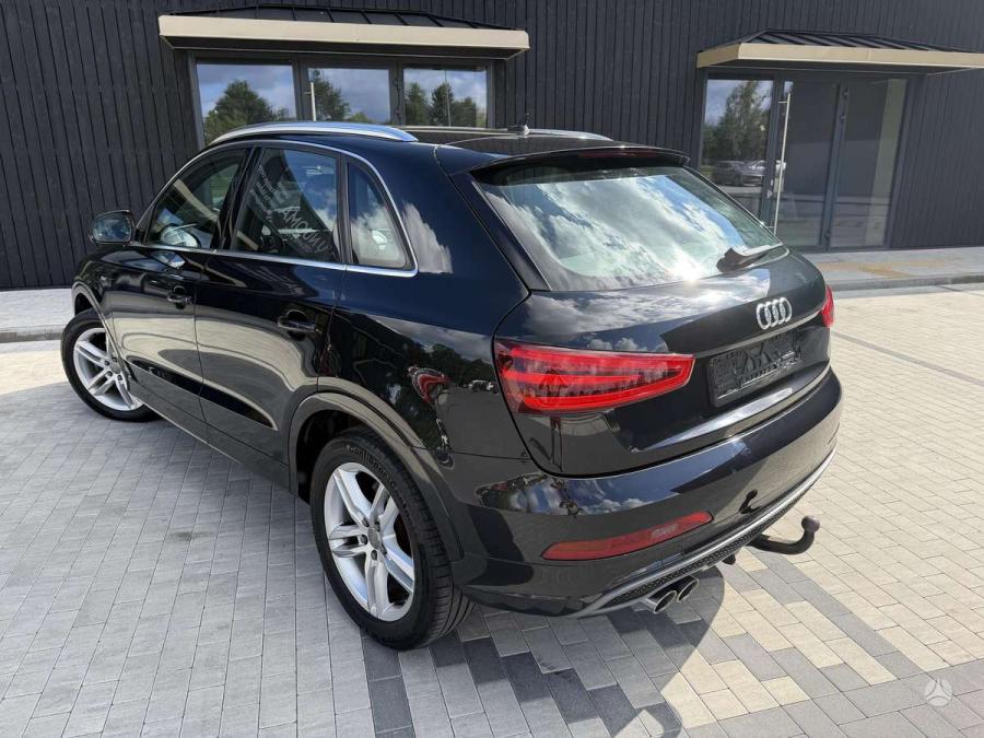 Black Audi Q3 2014 in Siauliai, with an engine capacity of 1.97 L and mileage of 289 thousand km for 10399 €, photo 13 on AUTOMOTO.COM.LV