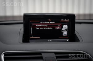 Melns Audi Q3 2014 Talsi, ar dzinēja tilpumu 2.00 L un nobraukumu 205 tūkst. km par 12550 €, foto 23 vietnē AUTOMOTO.COM.LV