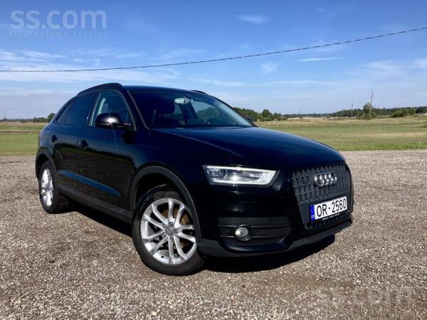 Melns Audi Q3 2014 Talsi, ar dzinēja tilpumu 2.00 L un nobraukumu 214 tūkst. km par 12500 €, foto 1 vietnē AUTOMOTO.COM.LV