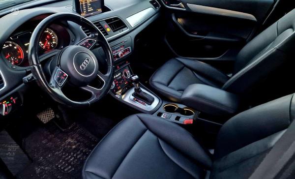Black Audi Q3 2015 in Kretinga, with an engine capacity of 2.00 L and mileage of 134 thousand km for 13499 €, photo 11 on AUTOMOTO.COM.LV
