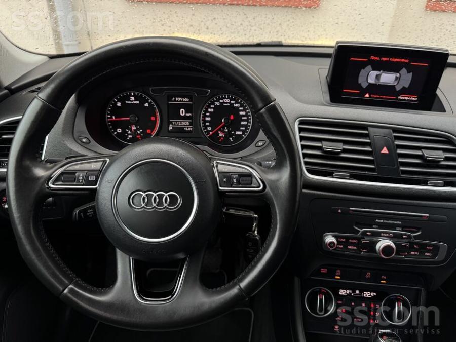 Melns Audi Q3 2015 Jelgava, ar dzinēja tilpumu 2.00 L un nobraukumu 218 tūkst. km par 14700 €, foto 14 vietnē AUTOMOTO.COM.LV