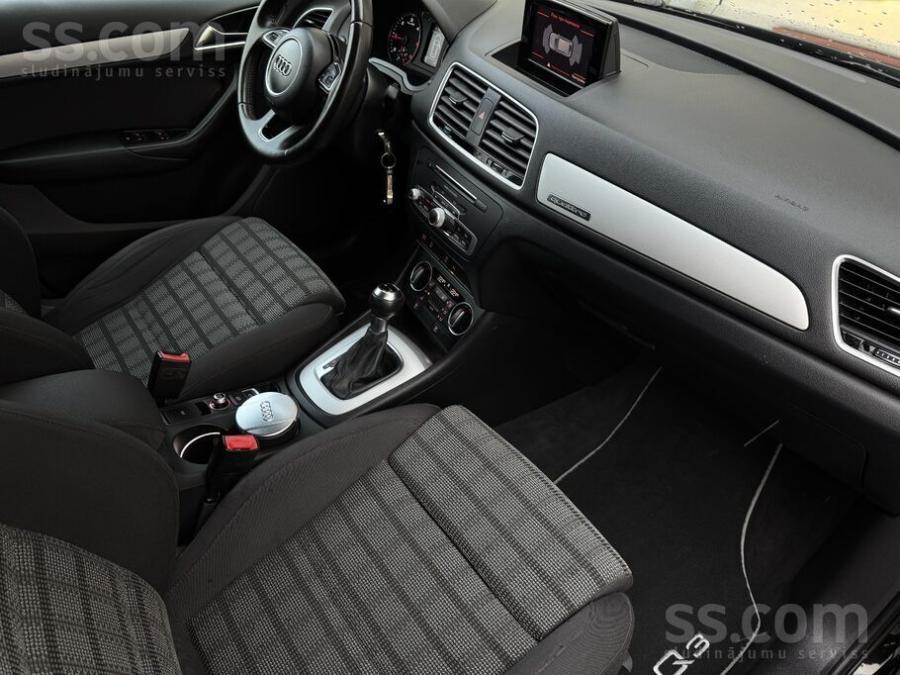Melns Audi Q3 2015 Jelgava, ar dzinēja tilpumu 2.00 L un nobraukumu 218 tūkst. km par 14700 €, foto 16 vietnē AUTOMOTO.COM.LV