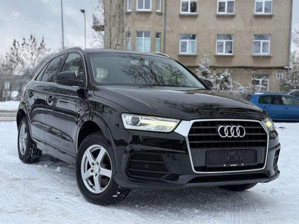 Black Audi Q3 2015 in Ukmerge, with an engine capacity of 1.97 L and mileage of 212 thousand km for 11950 €, photo 1 on AUTOMOTO.COM.LV