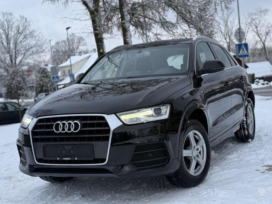 Melns Audi Q3 2015 Ukmergė, ar dzinēja tilpumu 1.97 L un nobraukumu 212 tūkst. km par 11950 €, foto 2 vietnē AUTOMOTO.COM.LV