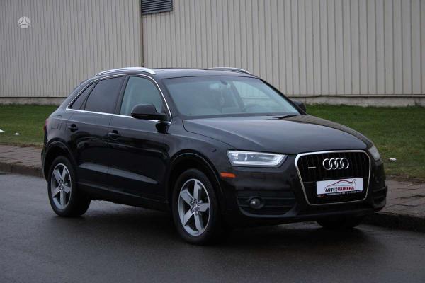 Black Audi Q3 2015 in Vilnius, with an engine capacity of 1.98 L and mileage of 226 thousand km for 8700 €, photo 1 on AUTOMOTO.COM.LV