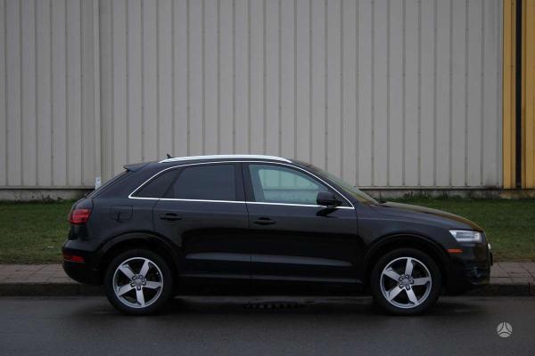 Black Audi Q3 2015 in Vilnius, with an engine capacity of 1.98 L and mileage of 226 thousand km for 8700 €, photo 8 on AUTOMOTO.COM.LV