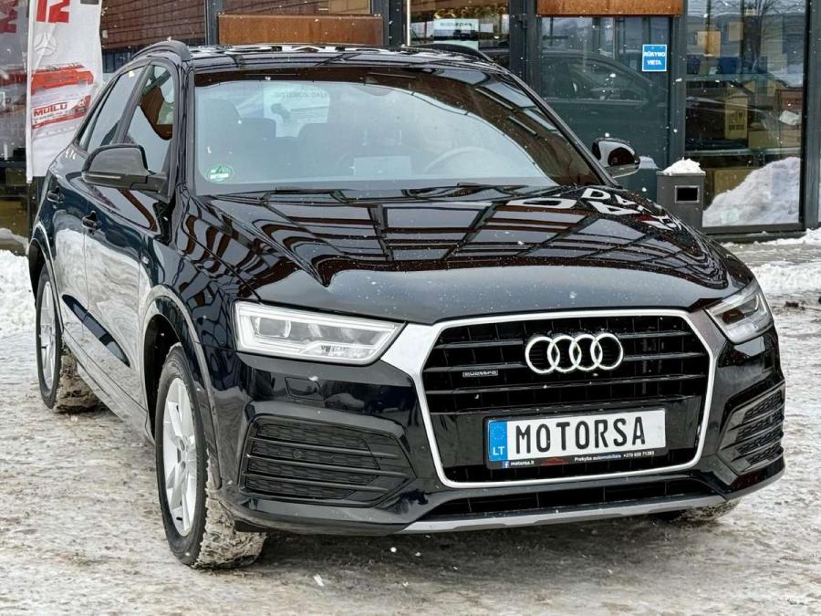 Melns Audi Q3 2015 Kauņa, ar dzinēja tilpumu 1.97 L un nobraukumu 290 tūkst. km par 12790 €, foto 3 vietnē AUTOMOTO.COM.LV