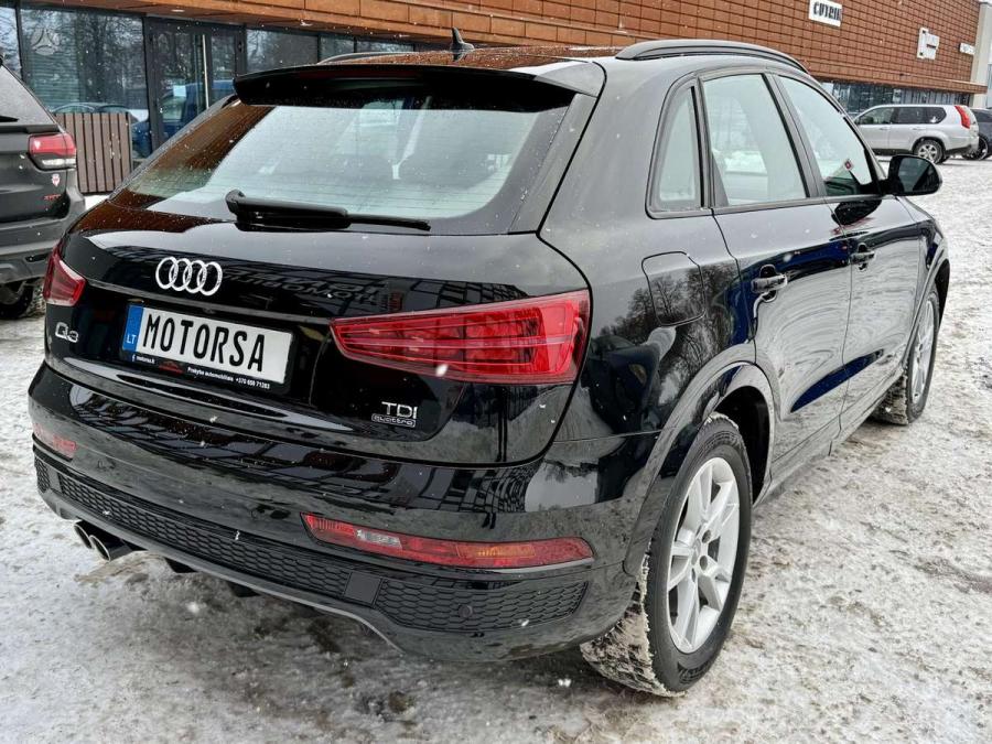 Melns Audi Q3 2015 Kauņa, ar dzinēja tilpumu 1.97 L un nobraukumu 290 tūkst. km par 12790 €, foto 5 vietnē AUTOMOTO.COM.LV