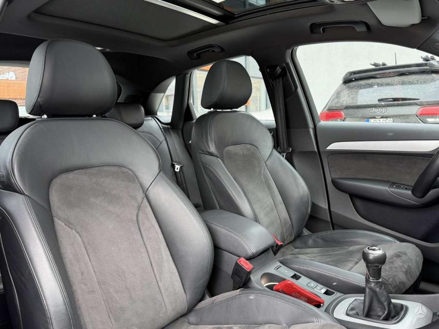 Melns Audi Q3 2015 Kauņa, ar dzinēja tilpumu 1.97 L un nobraukumu 290 tūkst. km par 12790 €, foto 24 vietnē AUTOMOTO.COM.LV