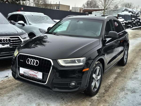 Black Audi Q3 2015 in Vilnius, with an engine capacity of 1.98 L and mileage of 226 thousand km for 8700 €, photo 2 on AUTOMOTO.COM.LV